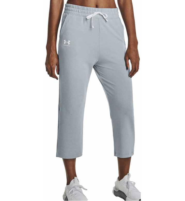 Under Armour Rival Terry flare Crop W - pantaloni fitness - donna ...